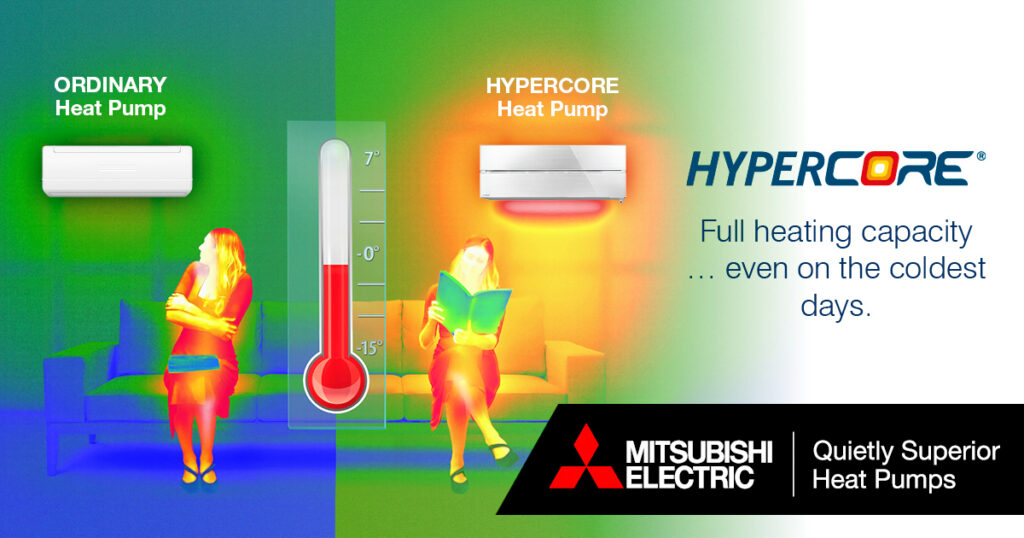 Mitsubishi Electric HyperCore Heat Pumps - Tararua Refrigeration